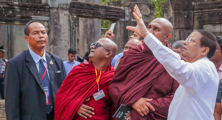 President attends several Buddhist religious programmes in Cambodia