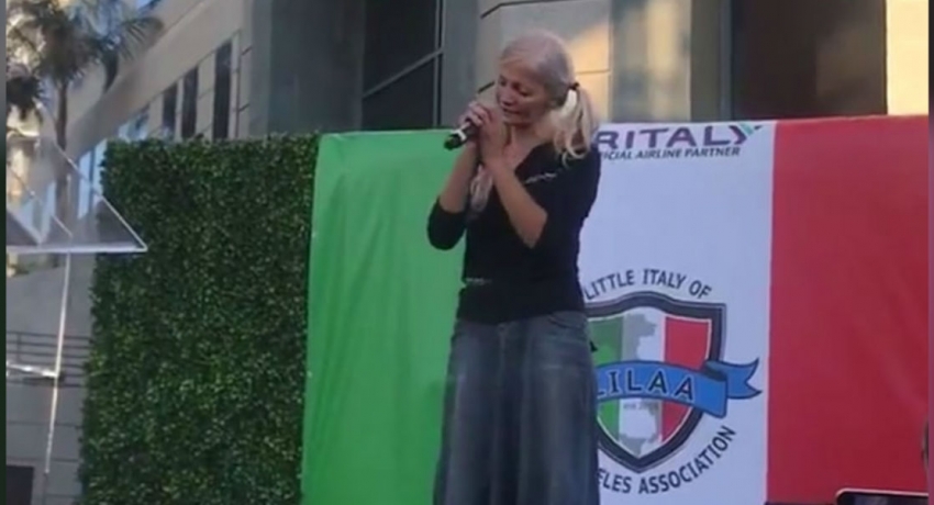 Homeless subway opera singer gets Little Italy stage