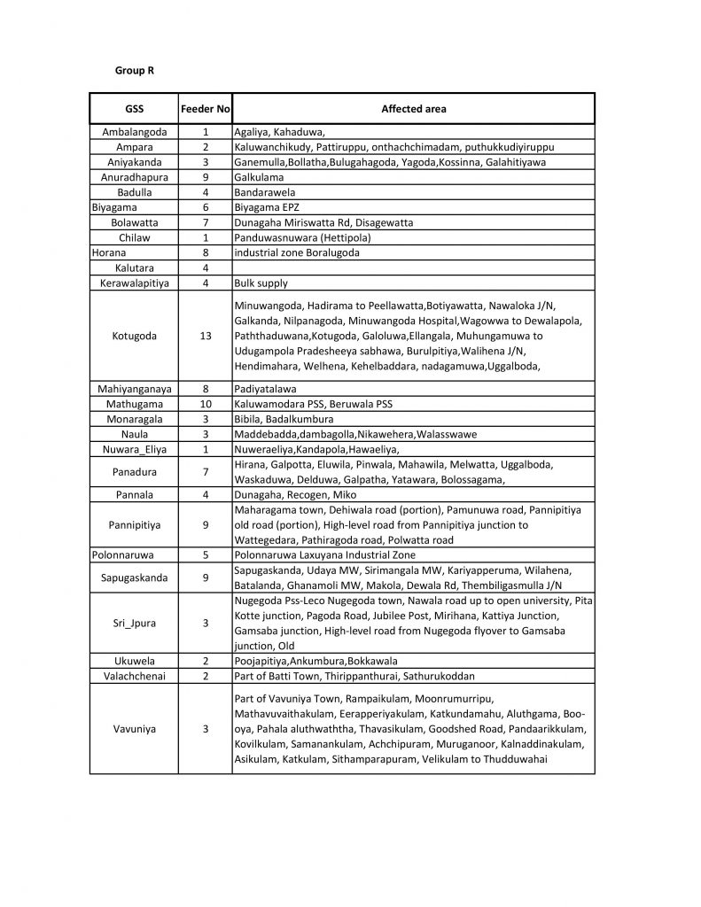 Power Cut schedule for Wednesday (23), made easy: