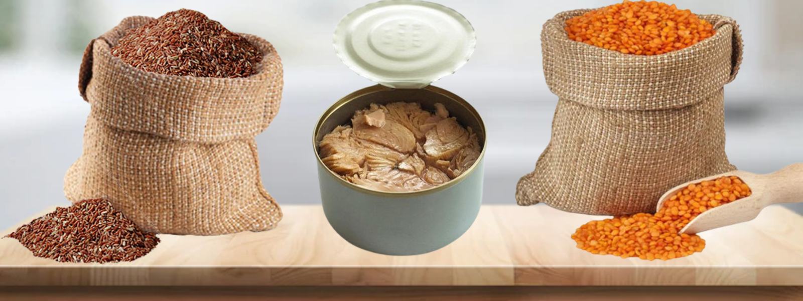 Price Drop: Sathosa reduces prices of Red Kekulu, Canned Fish, Dhal