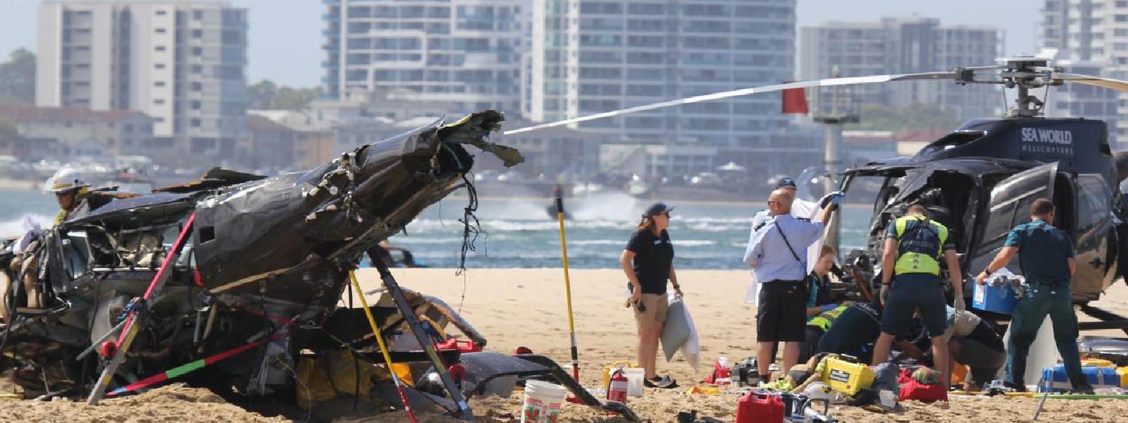Horror helicopter collision in Australia leaves four dead