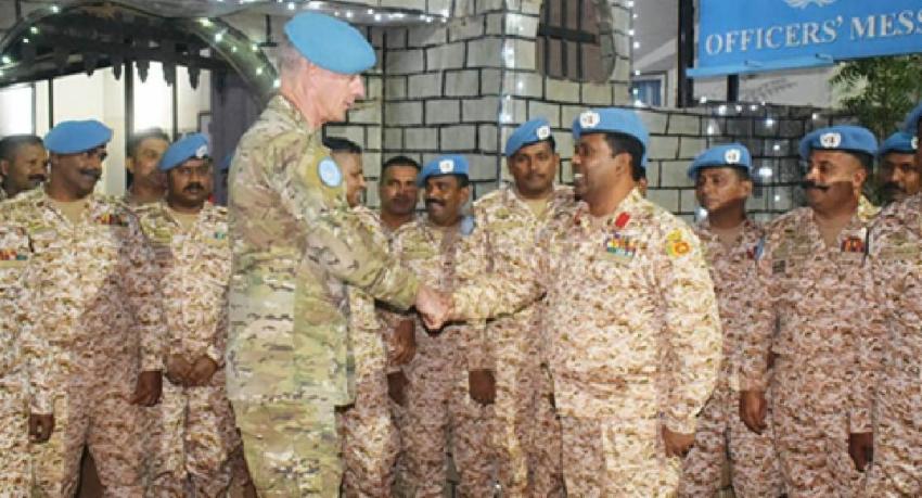 Sri Lankan troops in Mali get MINUSMA commendation