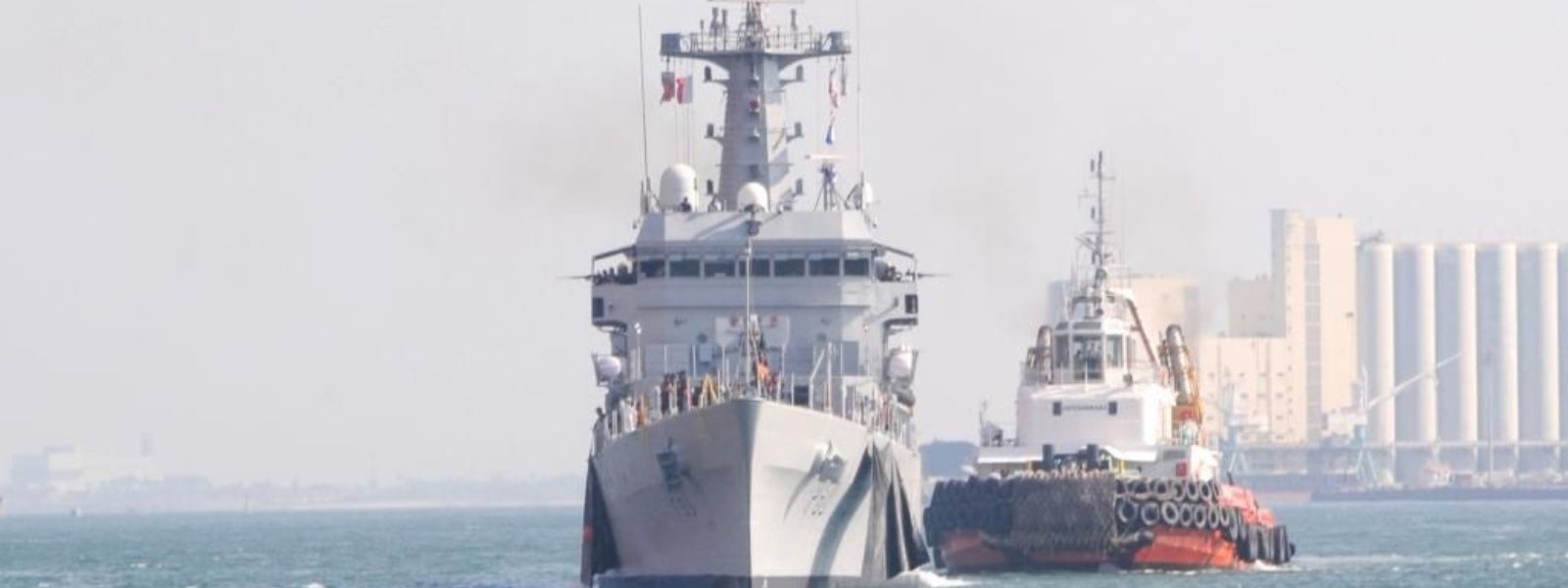 Indian Naval Ship ‘Sukanya’ reaches Sri Lanka; The 101m long Offshore ...
