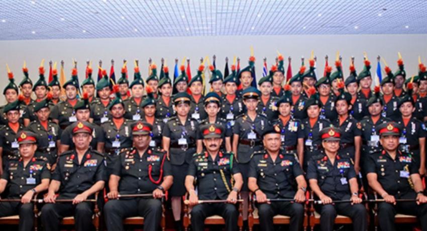 First batch of Army Women De-miners Receive Insignia