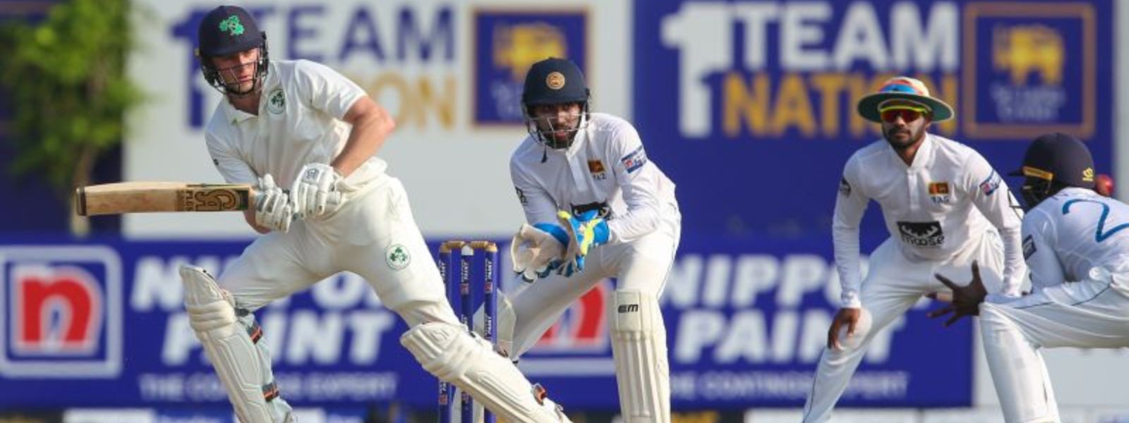 Ireland 319/4 v Sri Lanka at stumps on Day 1 of 2nd Test in Galle