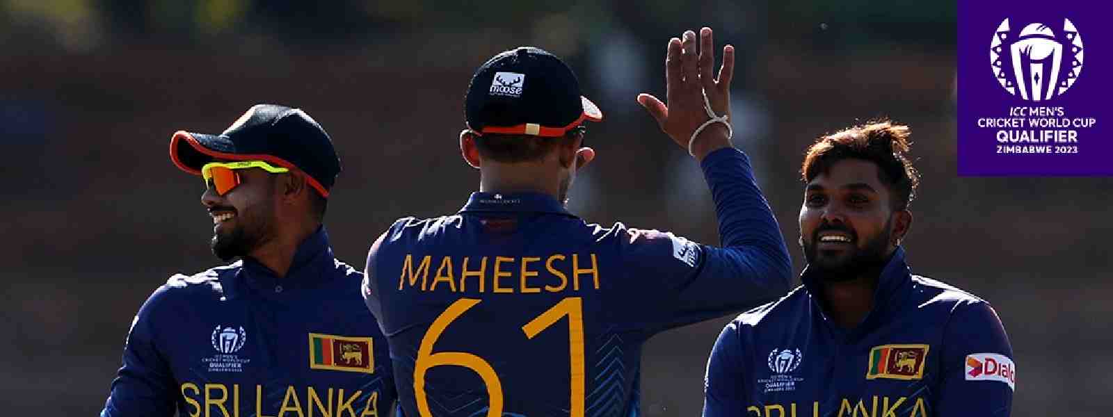 Sri Lanka crush UAE by 175 runs in World Cup Qualifier