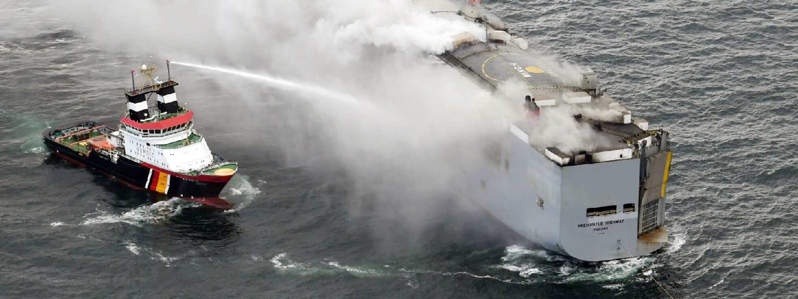 Huge ship fire off Dutch coast blamed on electric vehicle