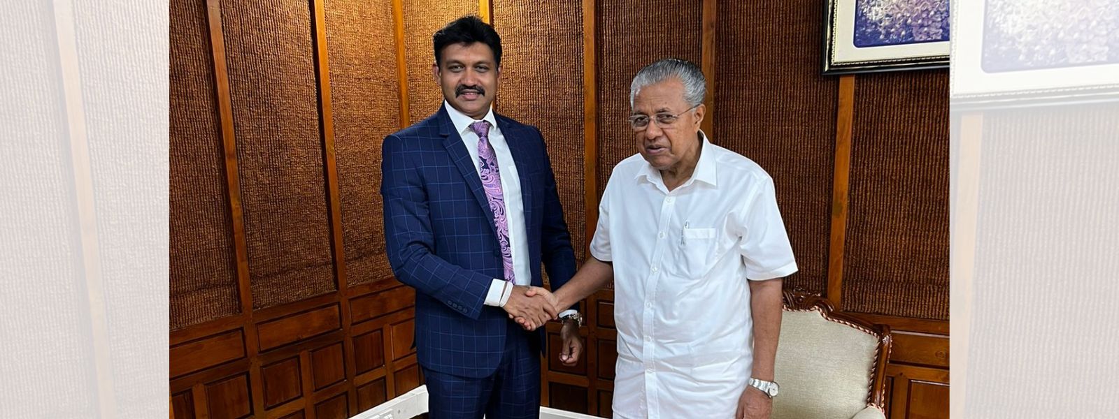 Kerala Chief Minister accepts EP Governor Senthil Thondaman's ...