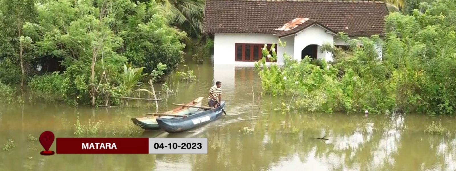 Directives from President for immediate flood relief in Matara