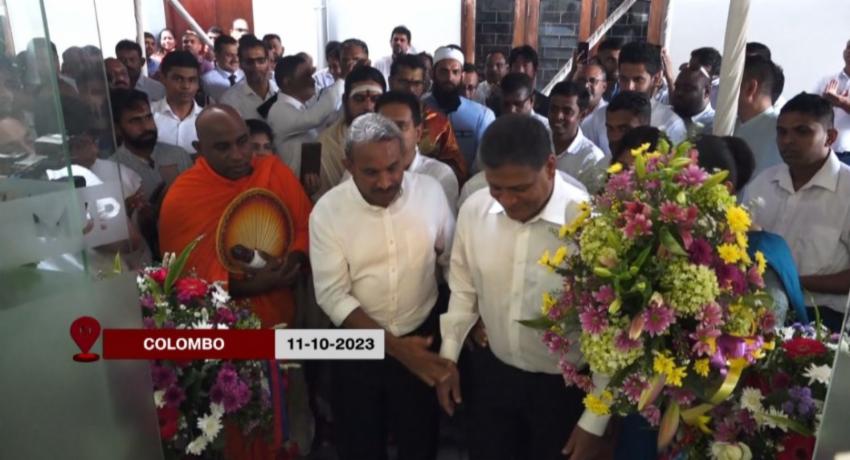 National HQ of Dilith Jayaweera's Mawbima Janatha Party opens in Colombo