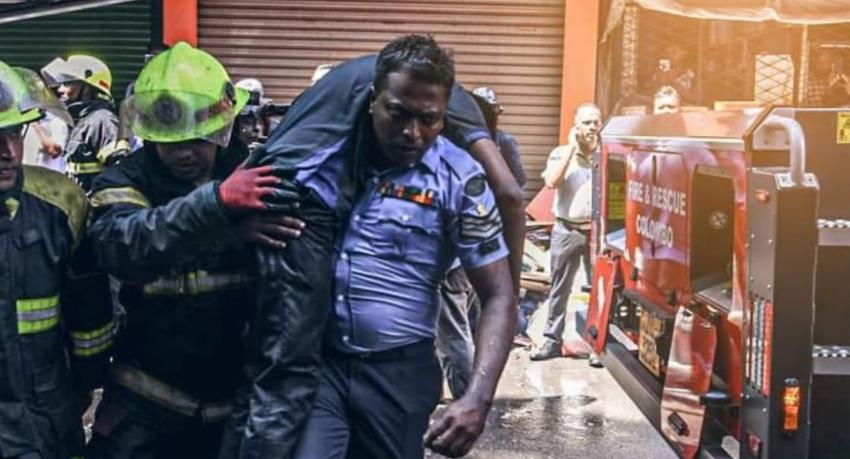 23 hospitalized following fire in Pettah