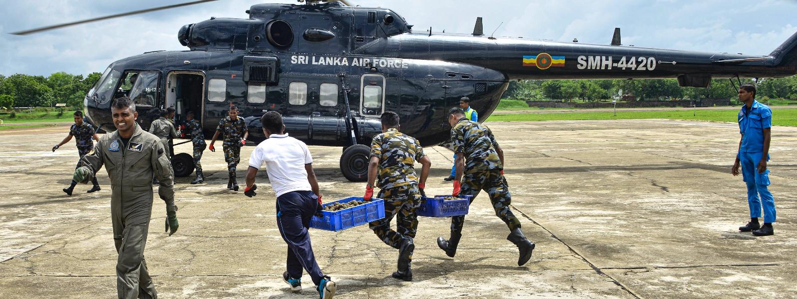 Air Force completes 8th Seed Bombing mission at Labugasdamana Forest ...