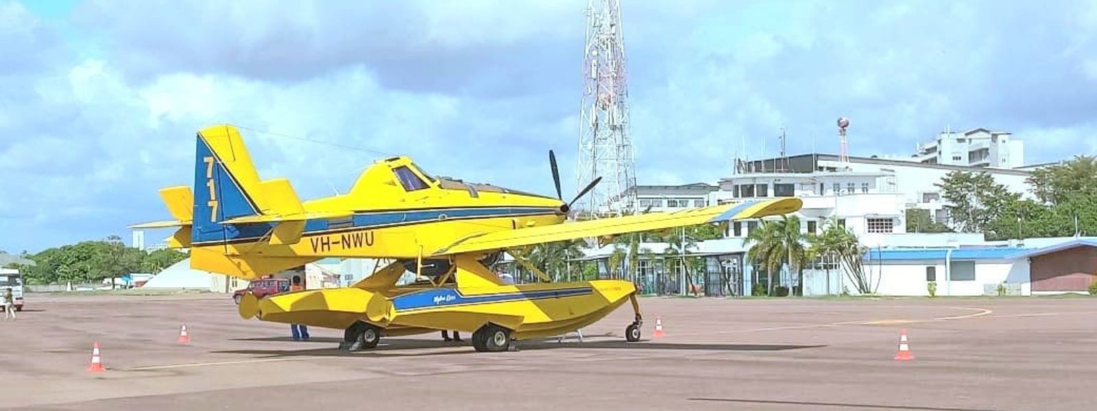 Air Tractors Land At Colombo Airport En-Route to Maldives