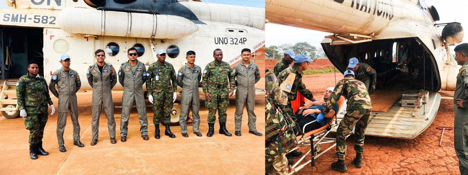 SLAF Pilots Conduct Emergency Evacuation for UN in Africa