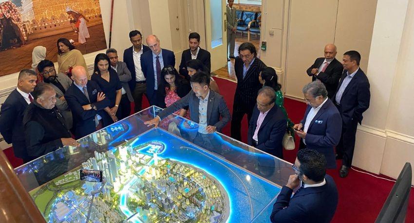 Colombo Port City Replica Unveiled In London