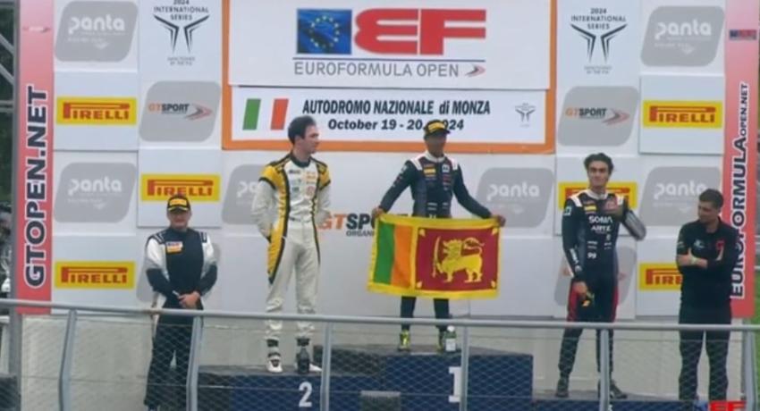 Sri Lanka's Yevan David Stuns FormulaEuro Racing with Historic Win