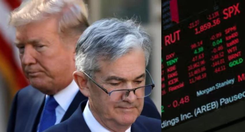 US Stock Markets Fall Again as Trump Calls Fed Chair ‘a Major Loser’