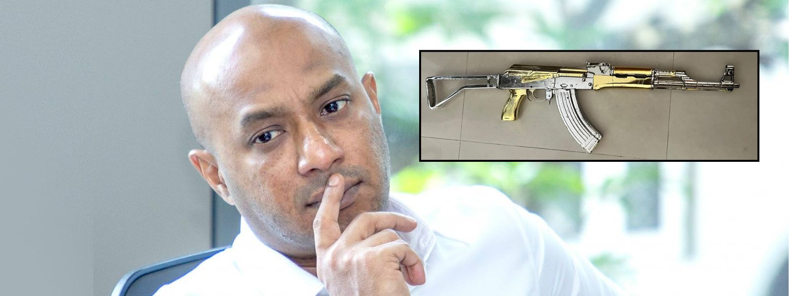 Gold-Painted Rifle: Duminda Released on Bail