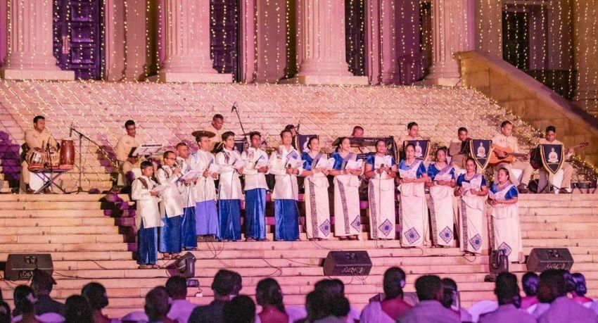 Tri-Forces and Popular Vocalists Perform at Vesak Bhakti Gee Saraniya