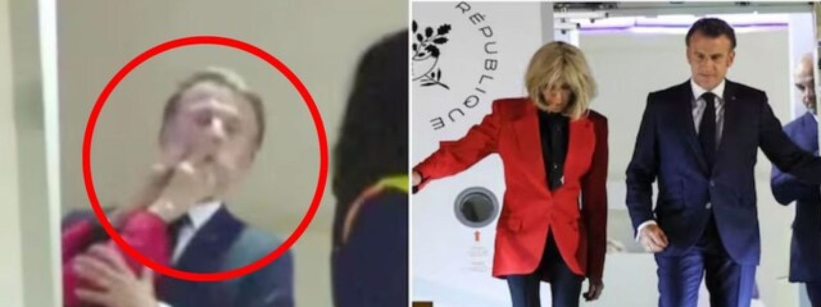 Macron Explains Shove From Wife Brigitte