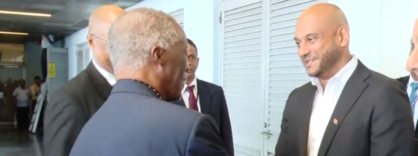 Legendary South African Former President Thabo Mbeki arrives in Sri ...