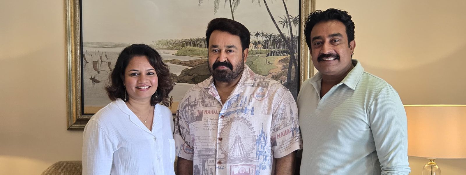 Mohanlal Meets Bimal Jayakodi in Colombo