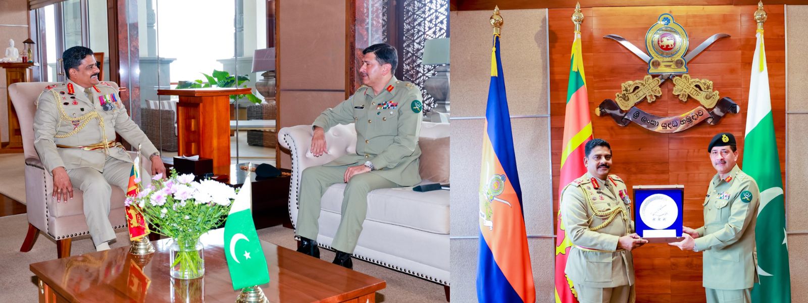 Pakistan’s Top Army Chief Meets Sri Lankan Army Commander