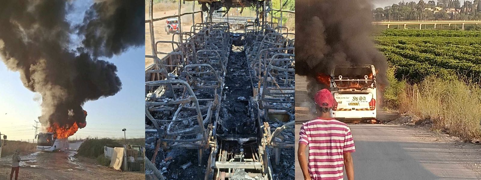 Bus with 20 Sri Lankan Workers Catches Fire in Israel