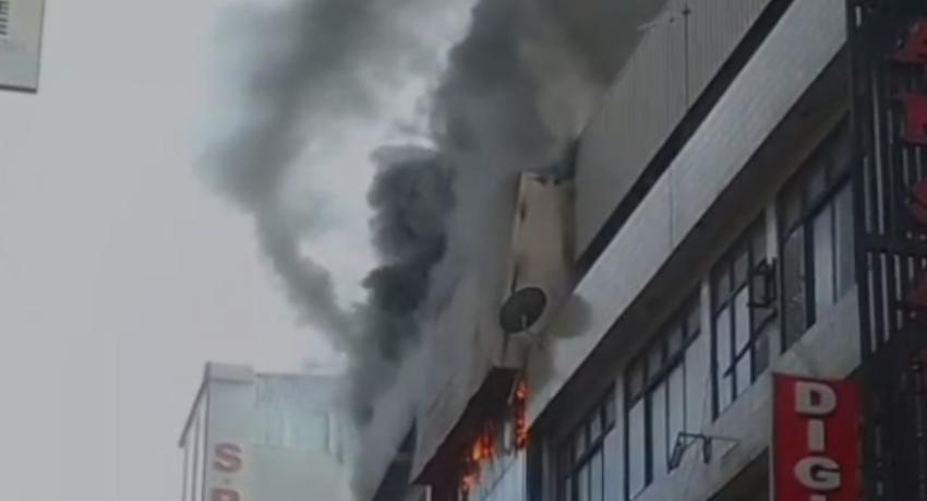 Fire Breaks Out In Pettah Building