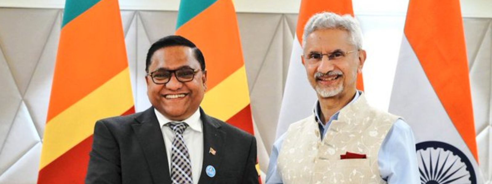 Vijitha Herath meets India's External Affairs Minister S. Jaishankar