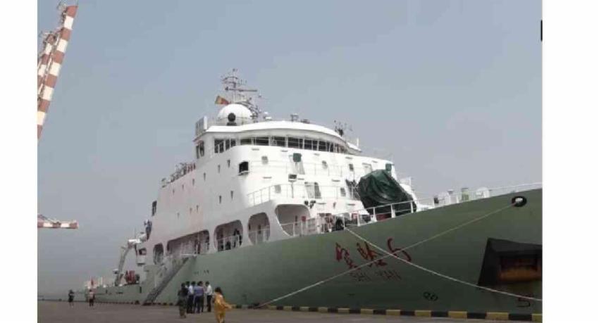 චීන නෞකාව සමග පර්යේෂණ කිරීමට නාරා ආයතනයට අවසර..