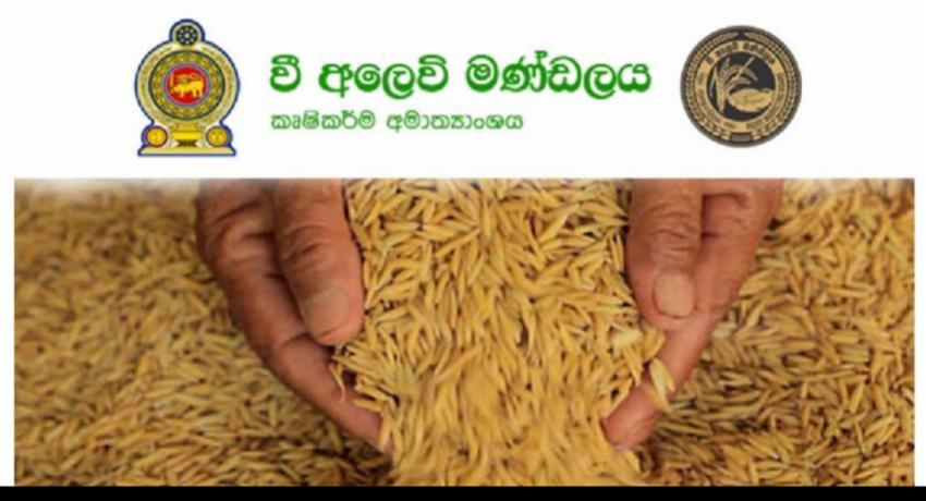 මහ කන්නයේ වී මිලදී ගැනීමෙන් වී අලෙවි මණ්ඩලය ඉවතට